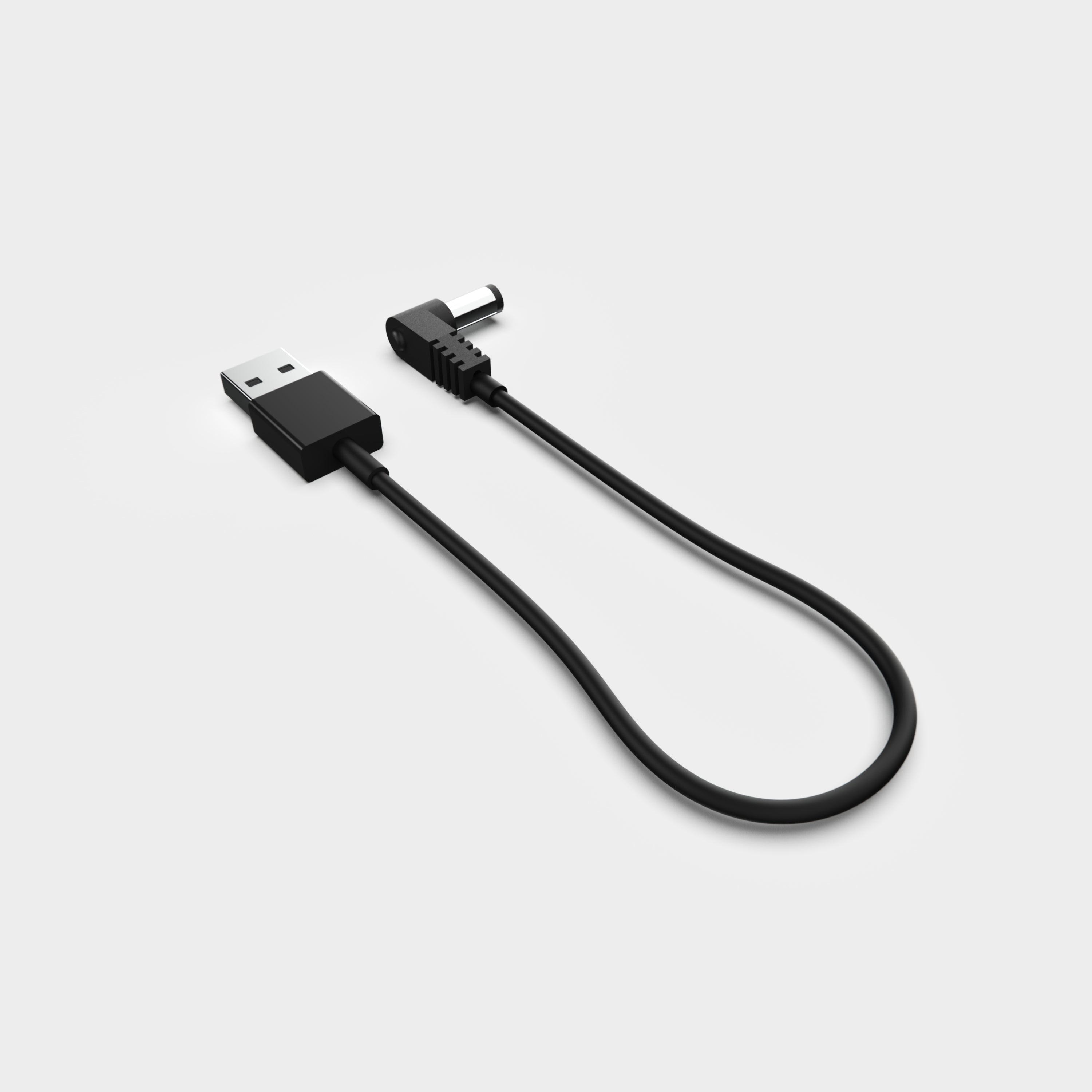 L-Shaped 5.5mm to USB-A Cable